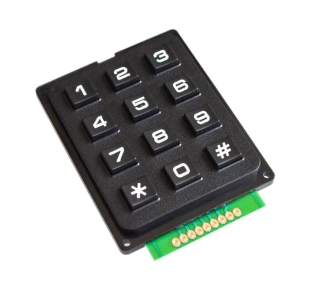 CLAVIER 3X4 12 Boutons Clavier Numérique Matrice Clavier Module Pour ...