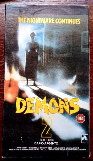DEMONS 2 VHS videocassette Avatar CFV4059, good condition £4.88 - PicClick UK