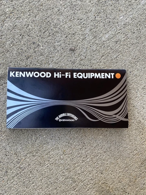 RARE KENWOOD GUIDE TO STEREO/HI-FI EQUIPMENT, Manual Brochure $15.99 ...