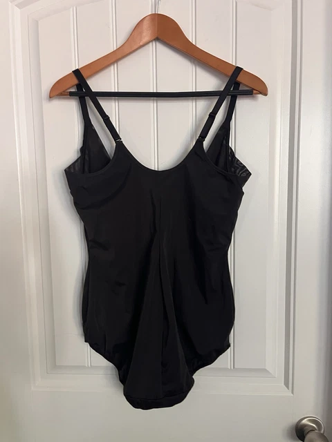 MAIDENFORM OPEN BUST Body Shaper Firm Control Cool Comfort Black 3XL ...