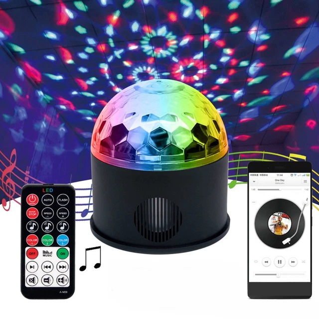 SET OF 2 Sound Control Stage Lamp Led Disco Ball Colorful Light USB £43 ...