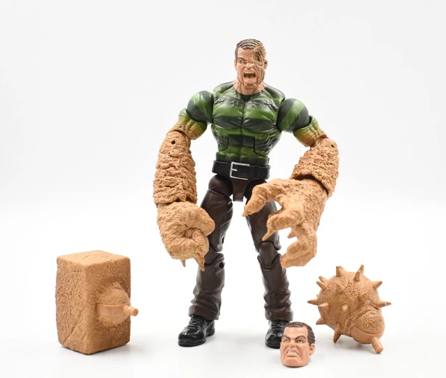 MARVEL LEGENDS SPIDER-MAN - Sandman BAF Build-A-Figure Complete Action ...