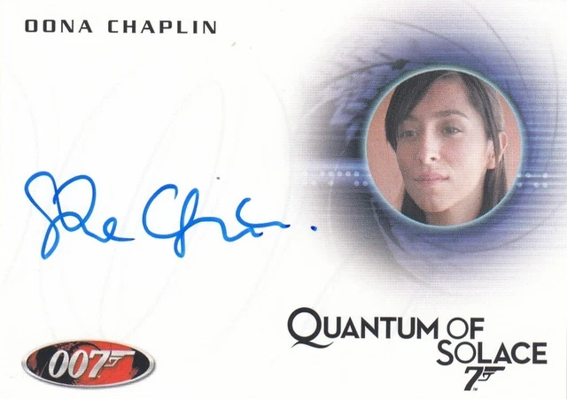 2014 JAMES BOND Archives - A246 Oona Chaplin (Receptionist) Autograph ...