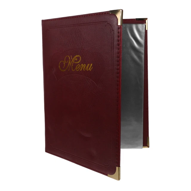 MENU COVER HOLDER Restaurant Book Folder A4 Order Display Board Tray ...