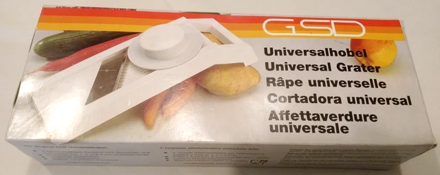 VINTAGE UNIVERSAL GRATER Fruit Vegetable Slicer Mandolin Kitchen Gadget ...