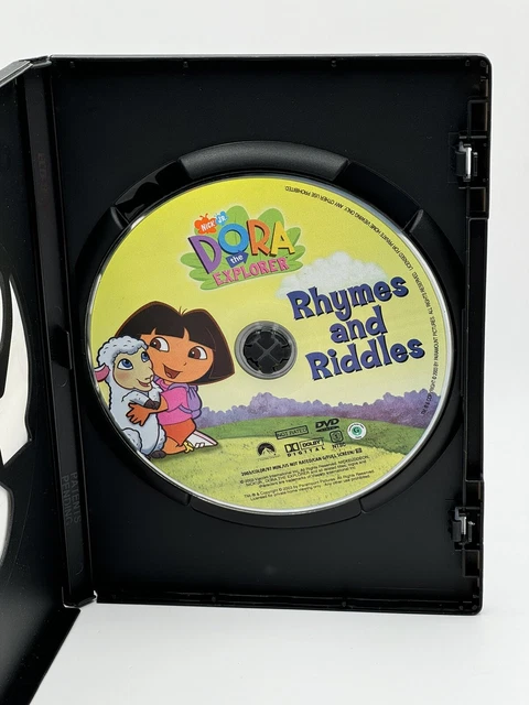 DORA THE EXPLORER Rhymes and Riddles DVD 2 Bonus Episodes NICK JR 2003 ...