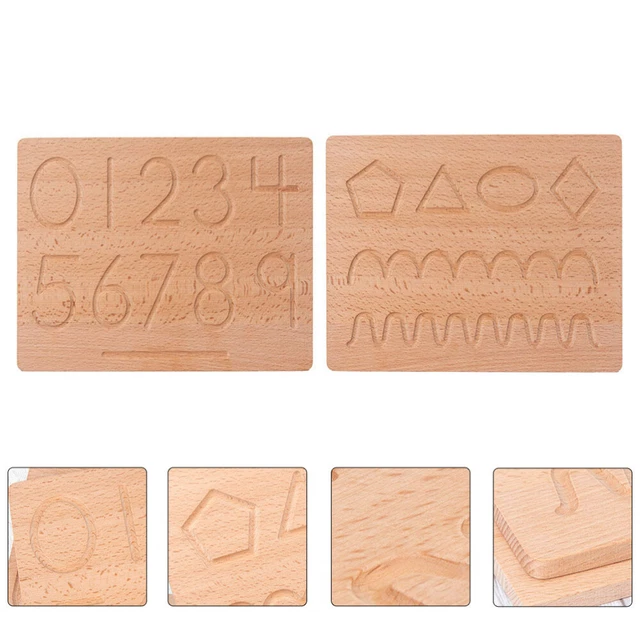 WOODEN CALLIGRAPHY BOARD Preschool Early Educational Toys Alphabet ...