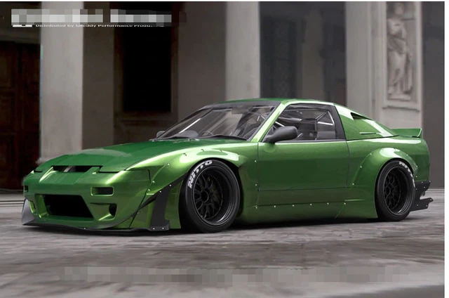 ROCKET BUNNY V2 style FRP Full Body Kit Wide Body For Nissan Silvia S13 $1,850.00 - PicClick AU
