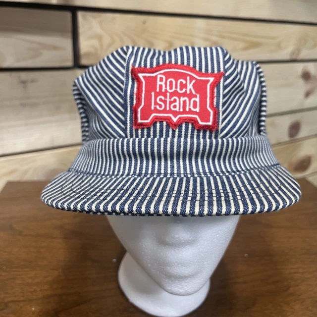 VINTAGE ENGINEER CONDUCTOR Cap Hat- CRI&P- Rock Island- adjustable Size ...