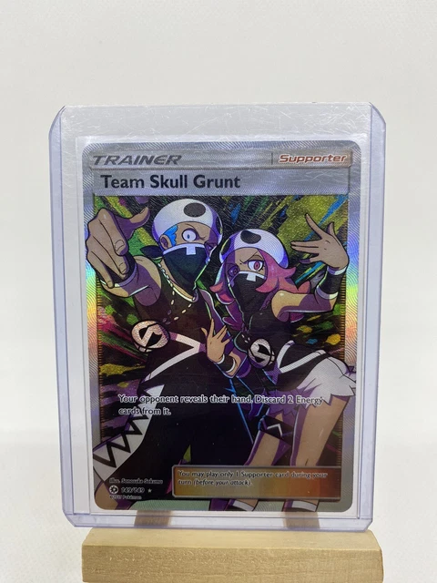PokÉmon Team Skull Grunt Full Art Ultra Rare 149 149 Sun And Moon Base