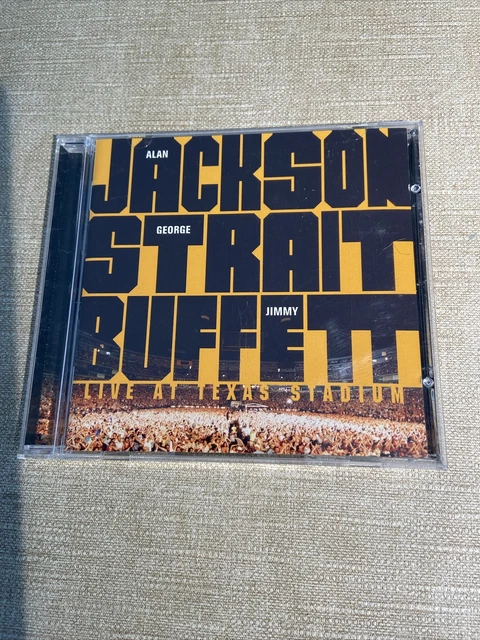 LIVE AT TEXAS Stadium by Alan Jackson/George Strait/Jimmy Buffett (CD ...