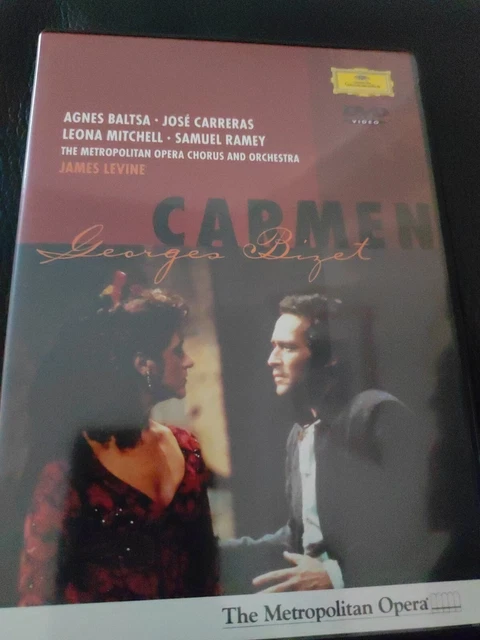 CARMEN DVD - Metropolitan Opera - James Levine - Jose Carraras - vgc ...