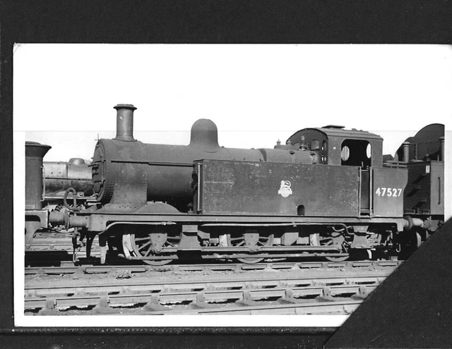 B.R. EX LMS - 3F Class 0-6-0T No 47527 @ Kingmoor - Vintage Photo ...