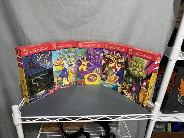 THE WACKY ADVENTURES of Ronald McDonald VHS Lot Volumes 1–5 Vintage ...
