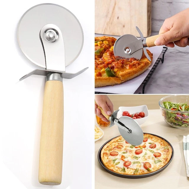 DURABLE PASTA DOUGH Pizza Cutter Pastry Cutting Wheel Slicer Baking ...