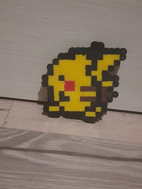 PIXEL ART PIKACHU - Pokemon Nintendo Pyssla Perler Beads £5.24 ...