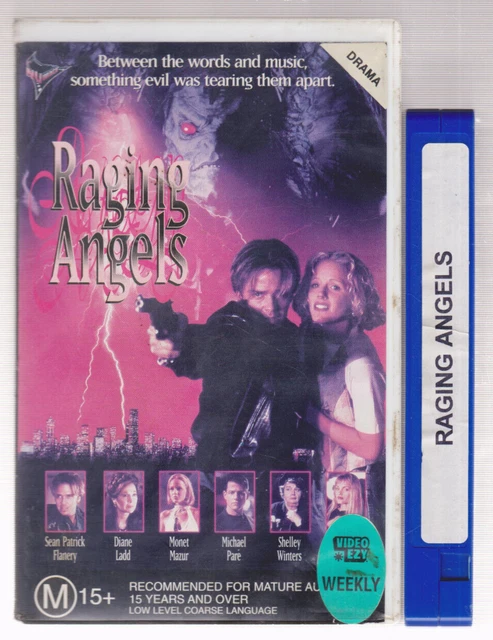RARE VHS VIDEO Tape RAGING ANGELS Big Box Ex-Rental Video Ezy EUR 8,05 - PicClick FR