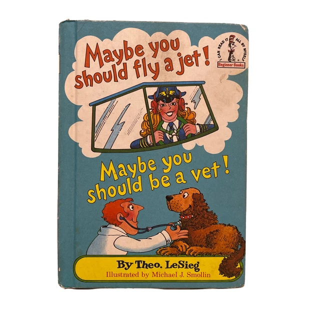MAYBE YOU SHOULD FLY A JET! MAYBE YOU SHOULD BE A VET 1st EDITION 1980 ...