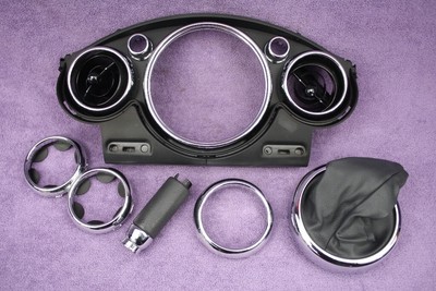 BMW GENUINE MINI R50 R52 R53 CHROME Dash Interior Dial Air Vent Console ...