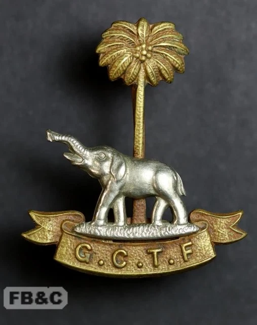 1927-1939 GOLD COAST Territorial Force GCTF Collar Badge $25.00 ...