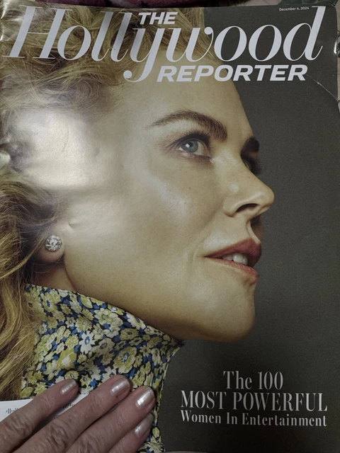 THE HOLLYWOOD REPORTER Magazine Nicole Kidman Cover Dec 4, 2024 New ...