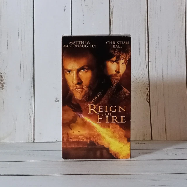 REIGN OF FIRE VHS Tape 2002 Sci-Fi/Adventure Matthew McConaughey ...