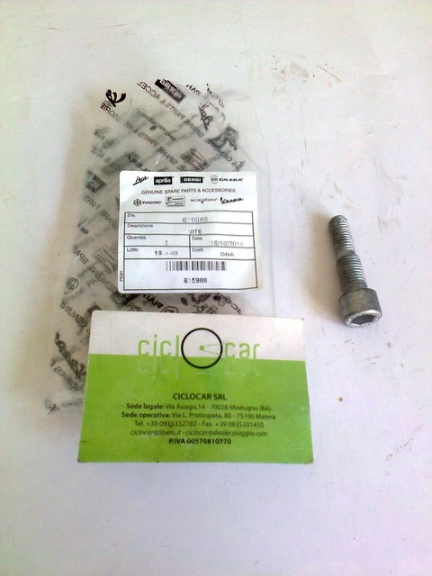 VITE BULLONE CERCHIO Ruota Art.615988 Originale Piaggio Ape 703 Tutti ...