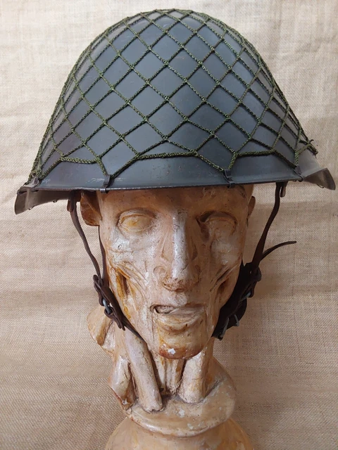 EAST GERMAN ARMY m56 helmet + net. £45.00 - PicClick UK