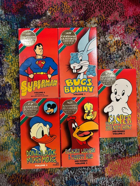 CARTOON CLASSIC COLLECTION Lot Animated Vhs Video Vol 5 £43.71 ...