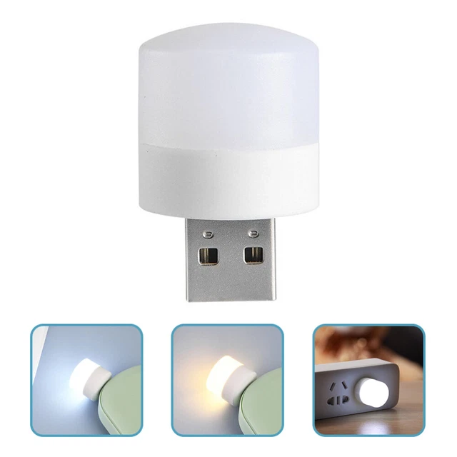 10 PCS USB Night Light LED Bulb Rechargeable Bulbs Outdoor Wall Lantern ...