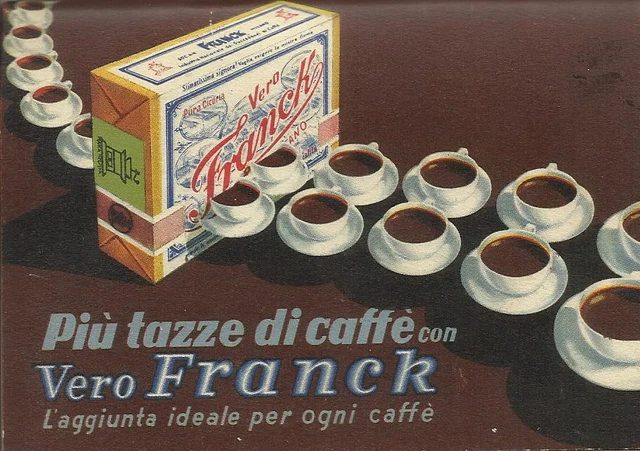 CUCINA_CAFFE'_VADEMECUM FRANCK_CALENDARIO 1939_PUBBLICITARIA Succedanei ...