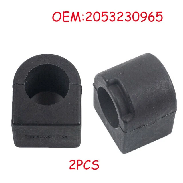 BUSHING FRONT SUSPENSION Stabilizer 2053230965 2PCS A2053230965 Black ...