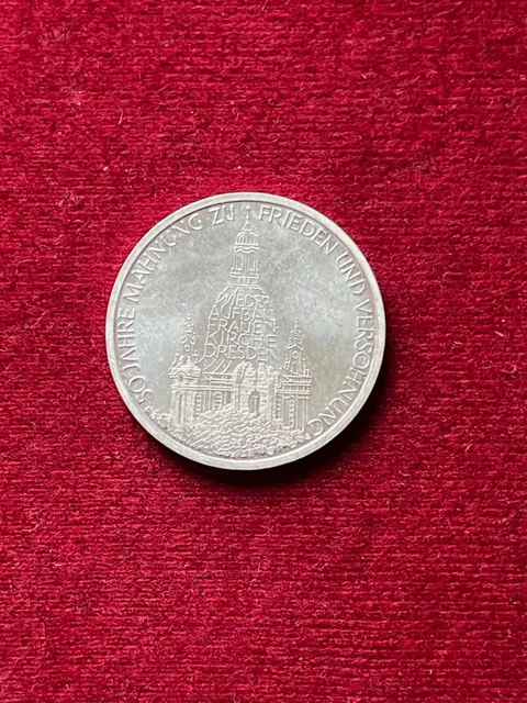 10 DM GEDENKMÜNZE 50 Jahre Mahnung zu Frieden und Versöhnung Silber EUR 8,50 - PicClick DE