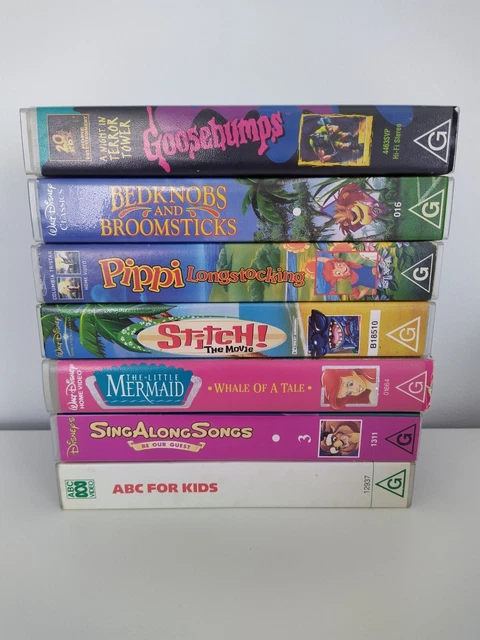 DISNEY ABC KIDS VHS tapes bulk $30.00 - PicClick AU