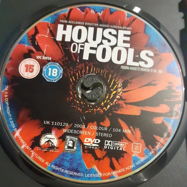 HOUSE OF FOOLS (DVD, 2004) Russian With English Subs £1.16 - PicClick UK