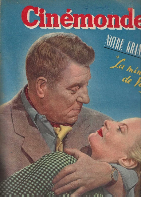 CINÉMONDE N° 950 - Jean Gabin - Michèle Morgan (Octobre 1952) EUR 7,50 ...
