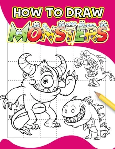 HOW TO DRAW Monster: Easy Drawing Guide Book..., Gamble £99.99 ...