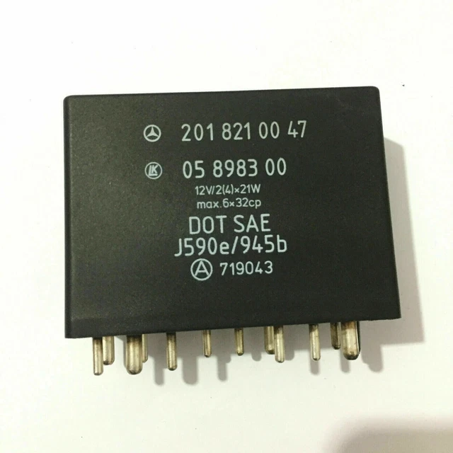 MERCEDES-BENZ W124 W126 W201 Turn Signal Flasher Relay 2018210047 (A3 ...