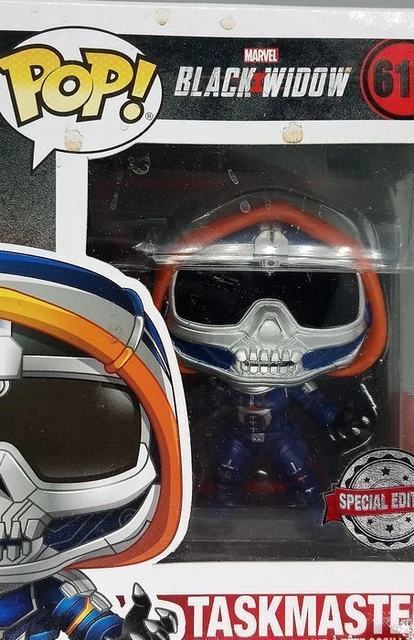 FUNKO POP #610 Taskmaster (w/ Claws) Marvel Black Widow Damaged Box ...