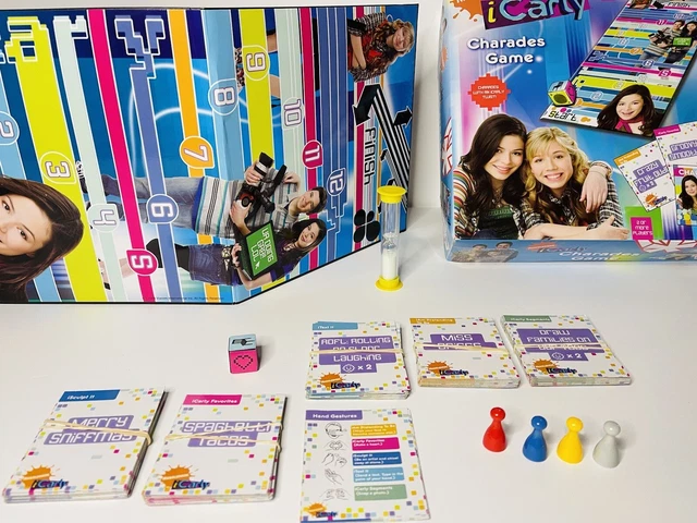 JEU DE SOCIÉTÉ Nickelodeon iCarly Charades - Toutes pièces comptées EUR ...