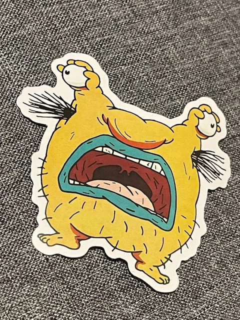 CARTOON STICKER AAAHH!!! Real Monsters Krumm Oblina Ickis real aah ...