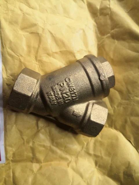 BRASS Y STRAINER Valve cw617n pn20 3/4" dn20 £25.00 - PicClick UK