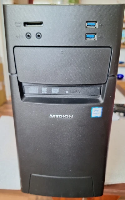 MEDION PC I5-6402P/8GB DDR4 RAM/1.0TB HDD/128GB SSD/AMD RX460/USB 3.0 ...