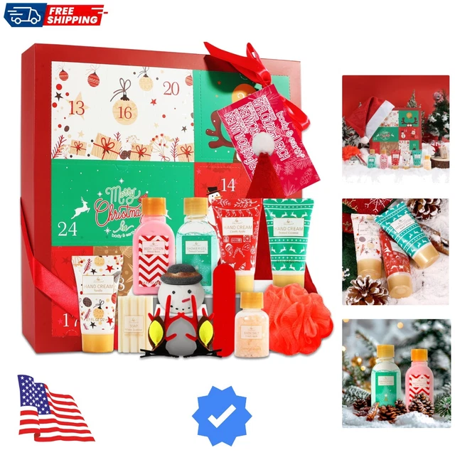 2025, 12 DAYS of Holiday Advent Calendar for Women, Spa Gift Baskets ...