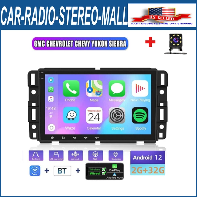 FOR GMC YUKON Chevy Silverado Sierra Android 12 GPS Navi Radio Car ...