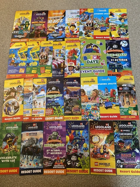 HUGE COLLECTORS LEGOLAND Windsor Map Bundle of Resort Maps, Guides. £31 ...
