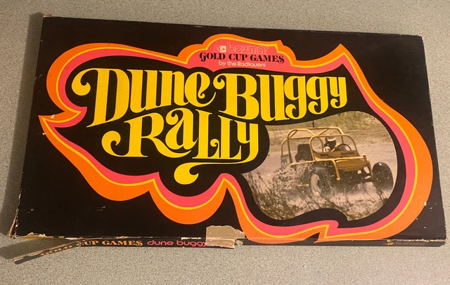 RARE COMPLETE DUNE Buggy Rally Board Game 1972 Vintage Gold Cup Bowmar ...