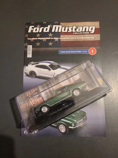 FORD MUSTANG COLLECTION N°1 SHELBY GT 390 1968 1/43 ème ALTAYA+ ...