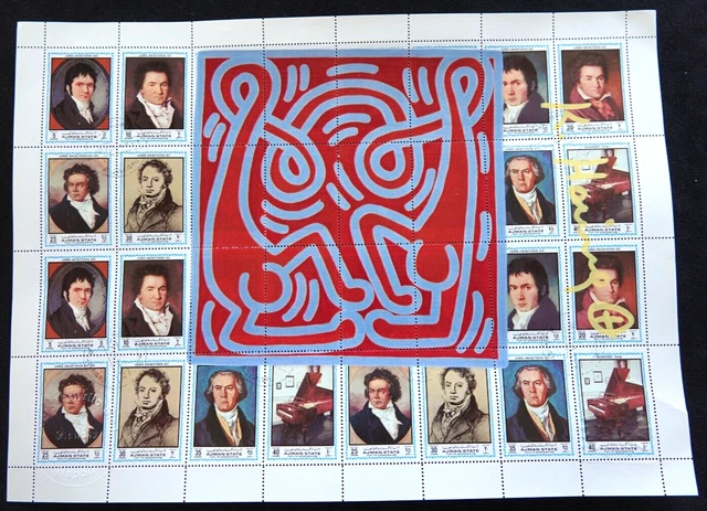 KEITH HARING- SERIGRAPHIE - Siebdruck - Original sign, Zertifk ...