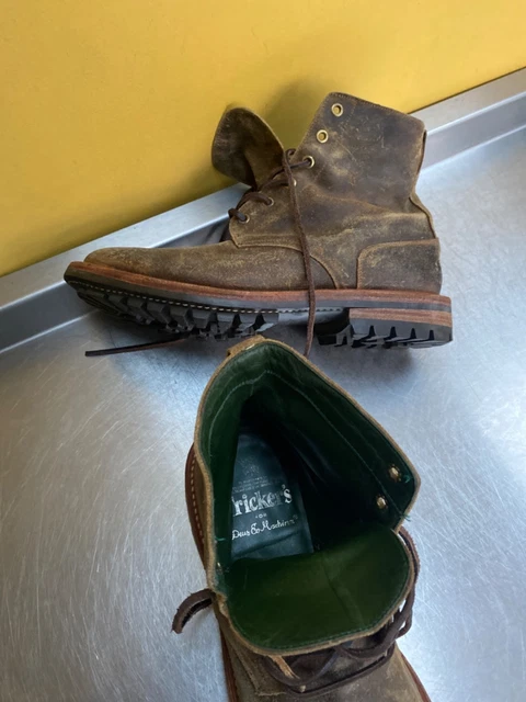 DEUS EX MACHINA X Trickers Mens UK 8 Rugged Classic Derby Leather ...